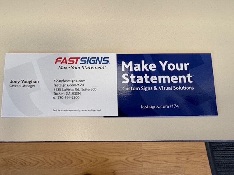 Tucker, GA - Northlake Business Cards | FASTSIGNS® of Tucker, GA ...